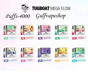 Best Tugboat Mega Flow Disposable Vape (4000 Puffs) in Dubai UAE