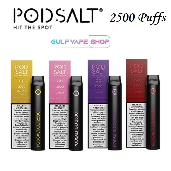 BEST POD SALT GO DISPOSABLE (2500 Puffs) IN DUBAI UAE
