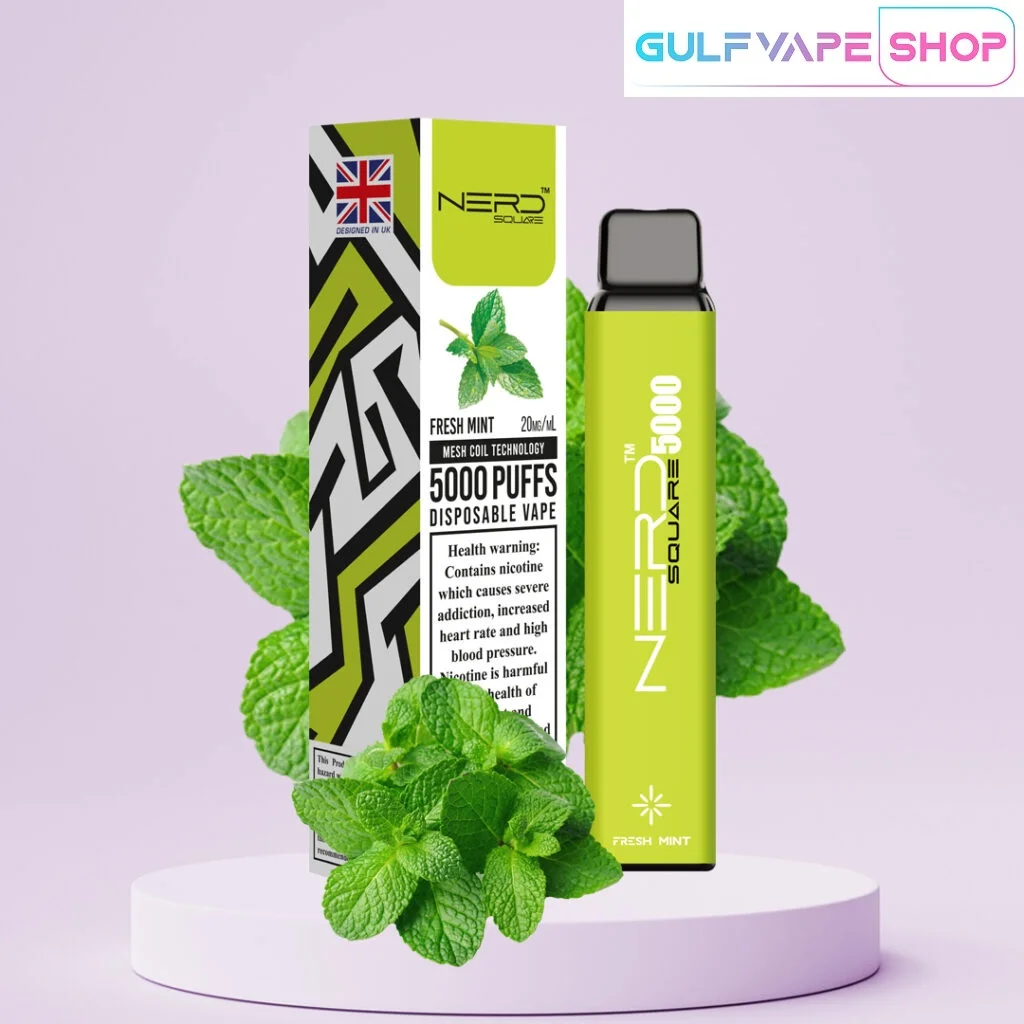 BEST NERD SQUARE (5000 PUFFS) DISPOSABLE IN DUBAI