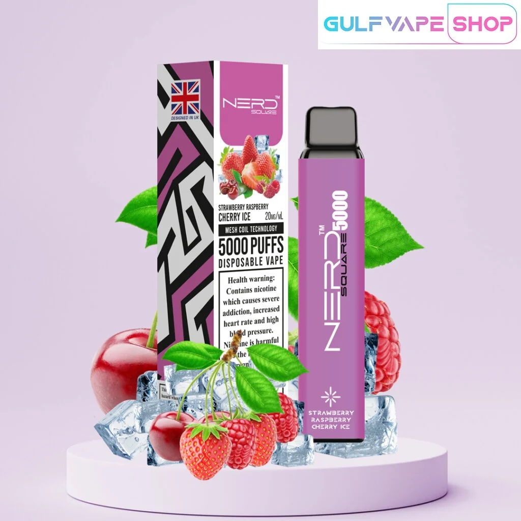 BEST NERD SQUARE (5000 PUFFS) DISPOSABLE IN DUBAI