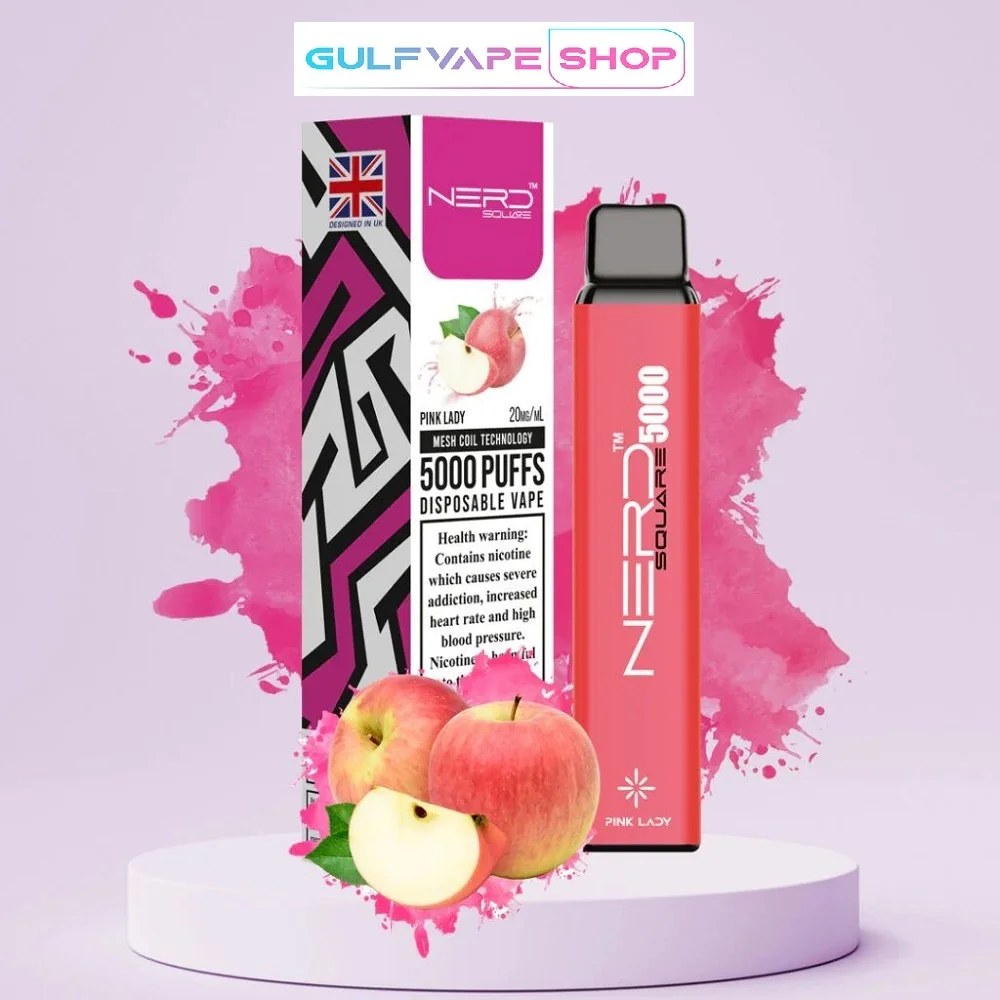 BEST NERD SQUARE (5000 PUFFS) DISPOSABLE IN DUBAI