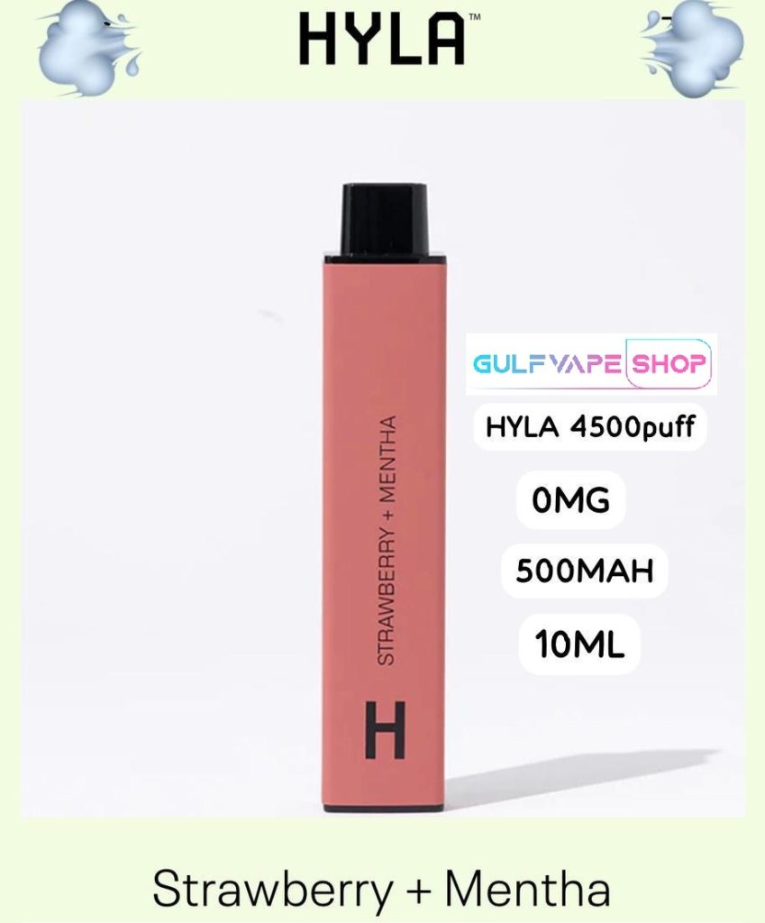 BEST HYLA DISPOSABLE VAPE ZERO NICOTINE 4500 PUFFS IN DUBAI UAE